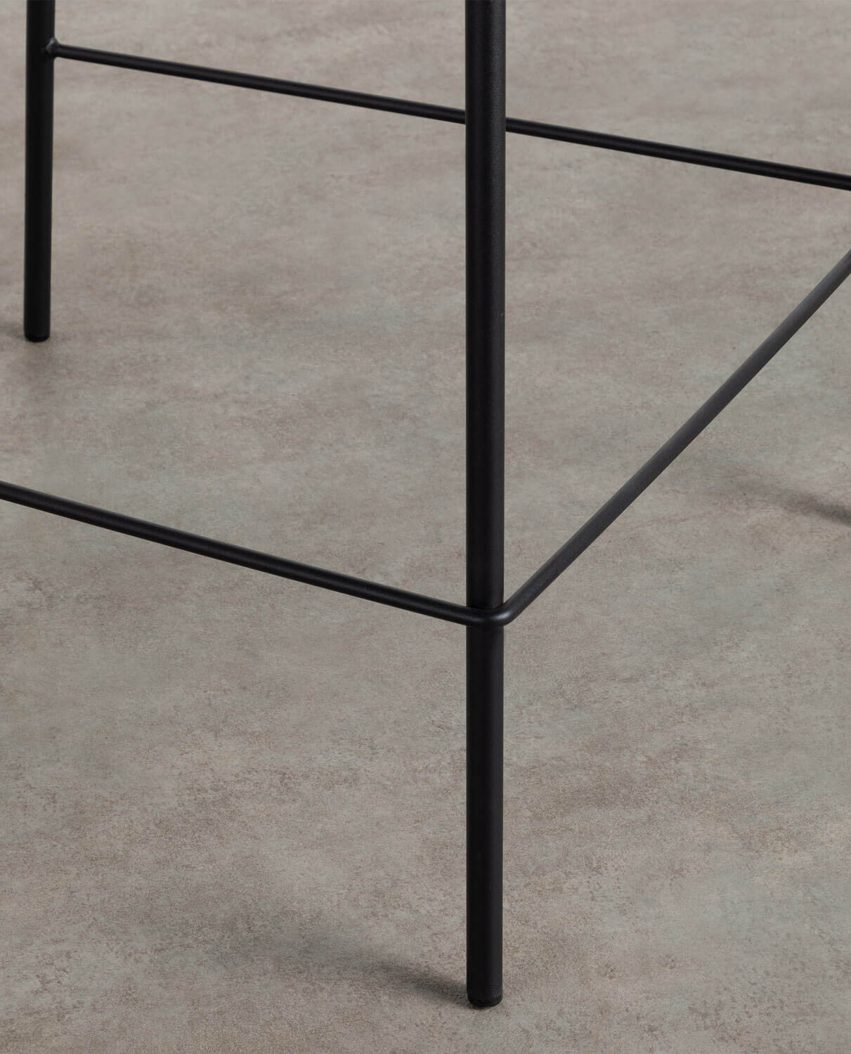Barhocker aus Metall uns Samt Morgan (70 cm) - themasie.com