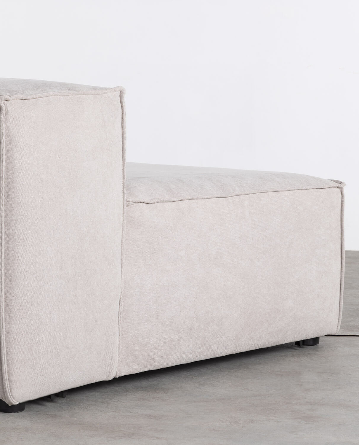 Jordan XL 2-tlg. modulares Sofa, Sessel und Diwan aus Stoff - themasie.com