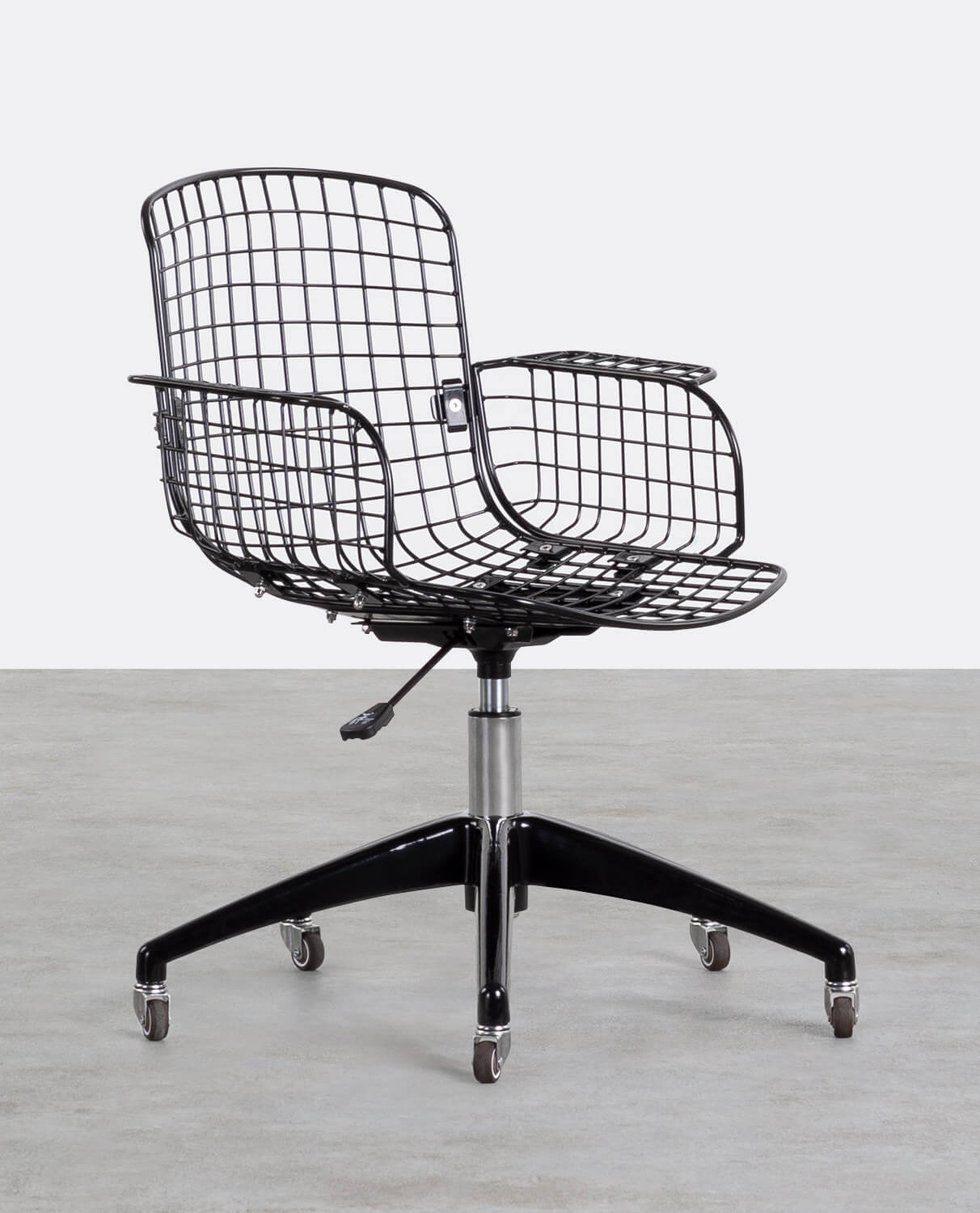 Vintage metal desk chair store