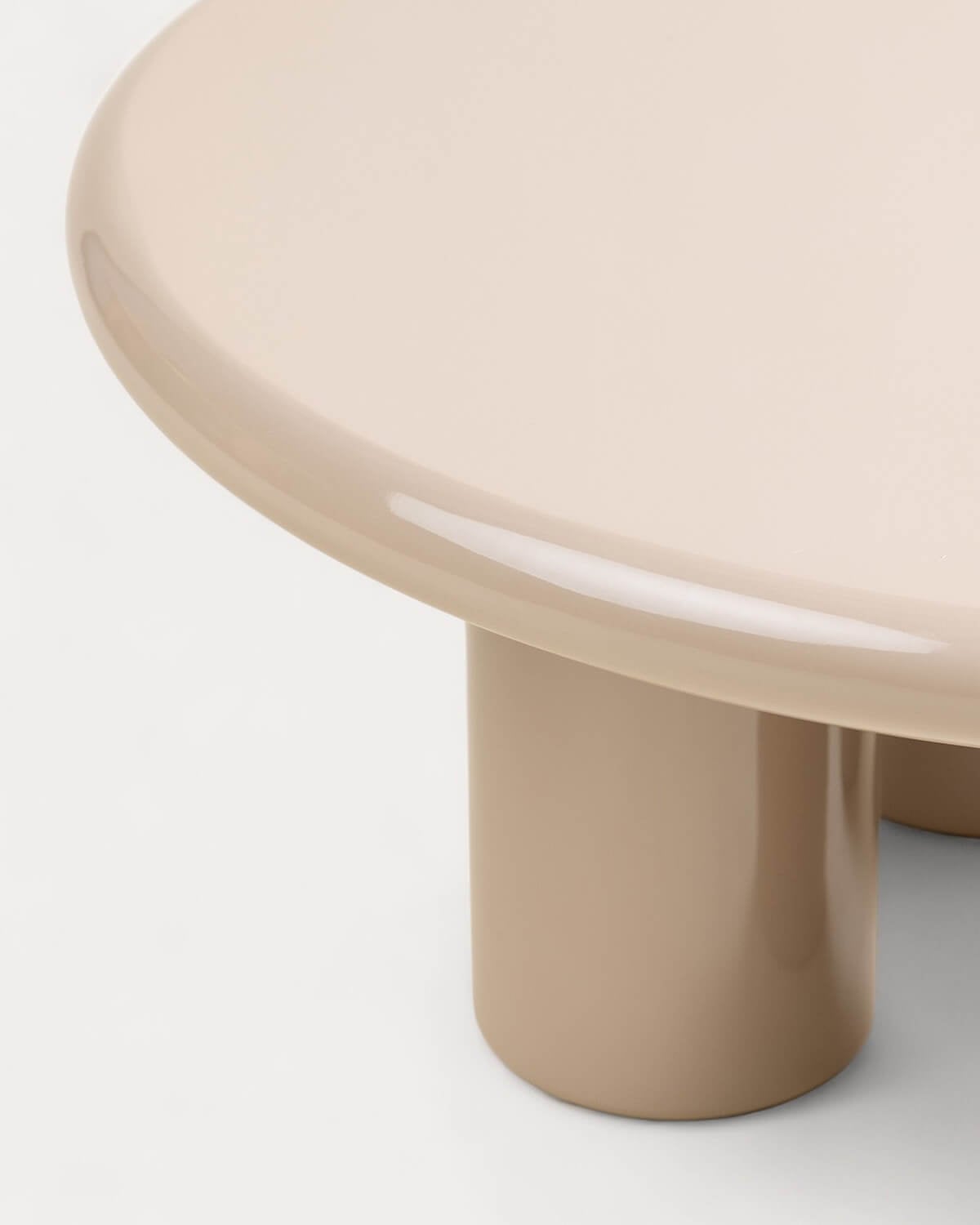 Mesa de Centro Redonda de Madera (Ø80 cm) Iraide - themasie.com