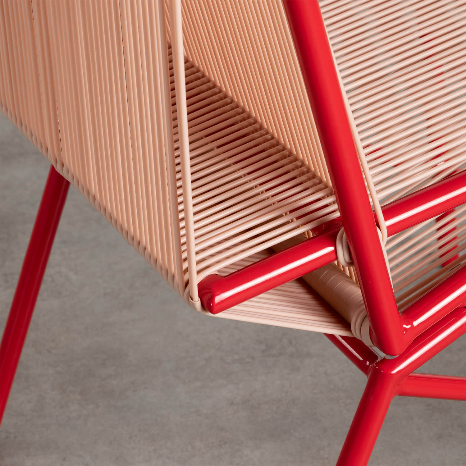 Chaise de Salle à Manger en PVC et Acier Amur Colors - themasie.com