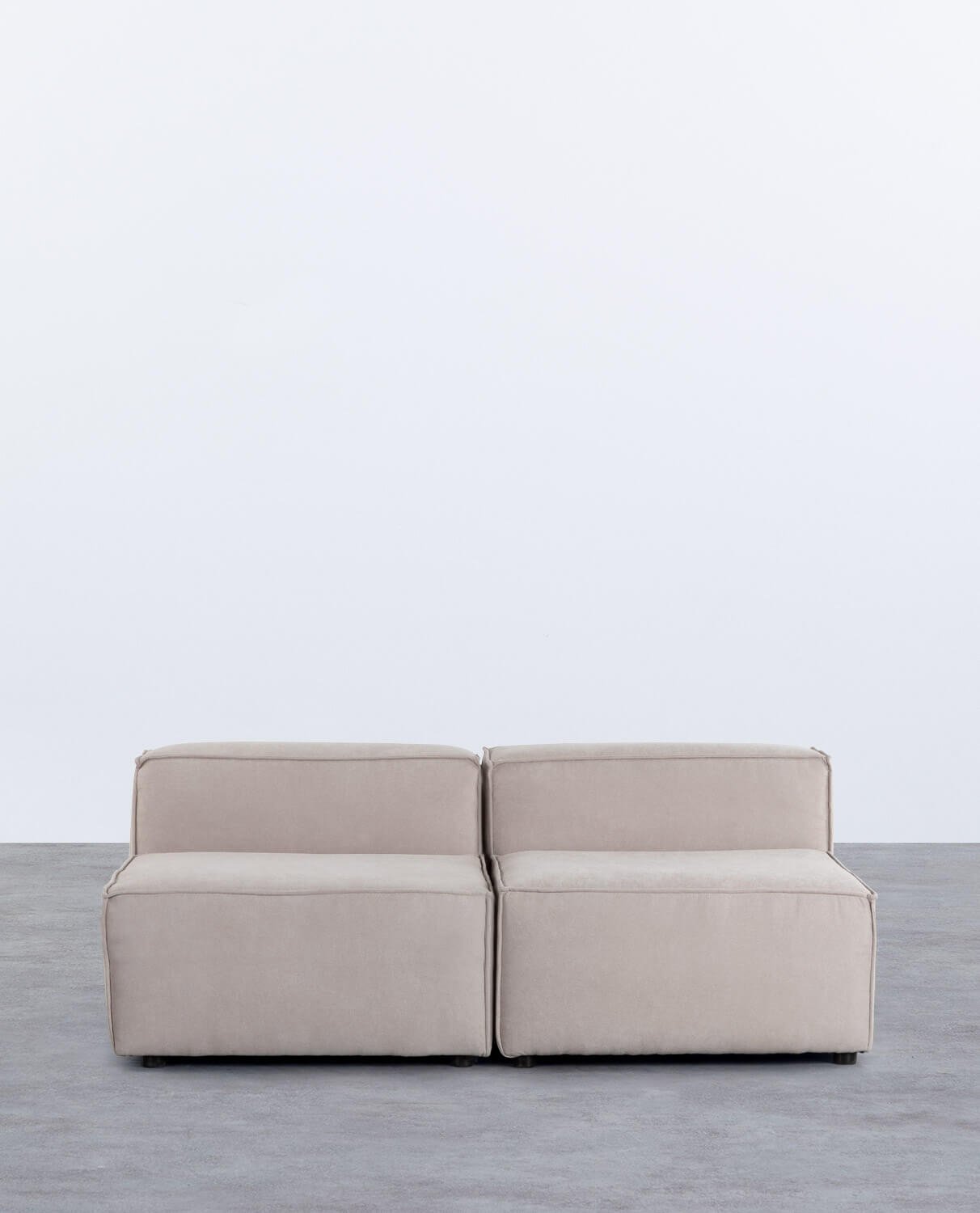 Canapé Modulable 2 Pièces Fauteuil d'Angle et Divan en Tissu Jordan XL ...