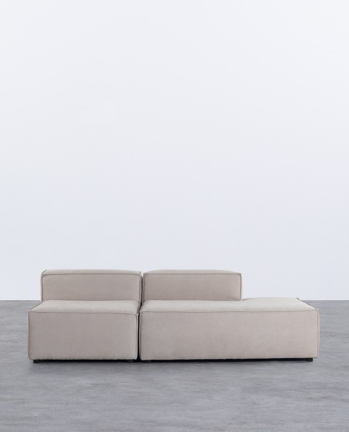 Canapé Modulable 2 Pièces Fauteuil d'Angle et Divan en Tissu Jordan XL ...