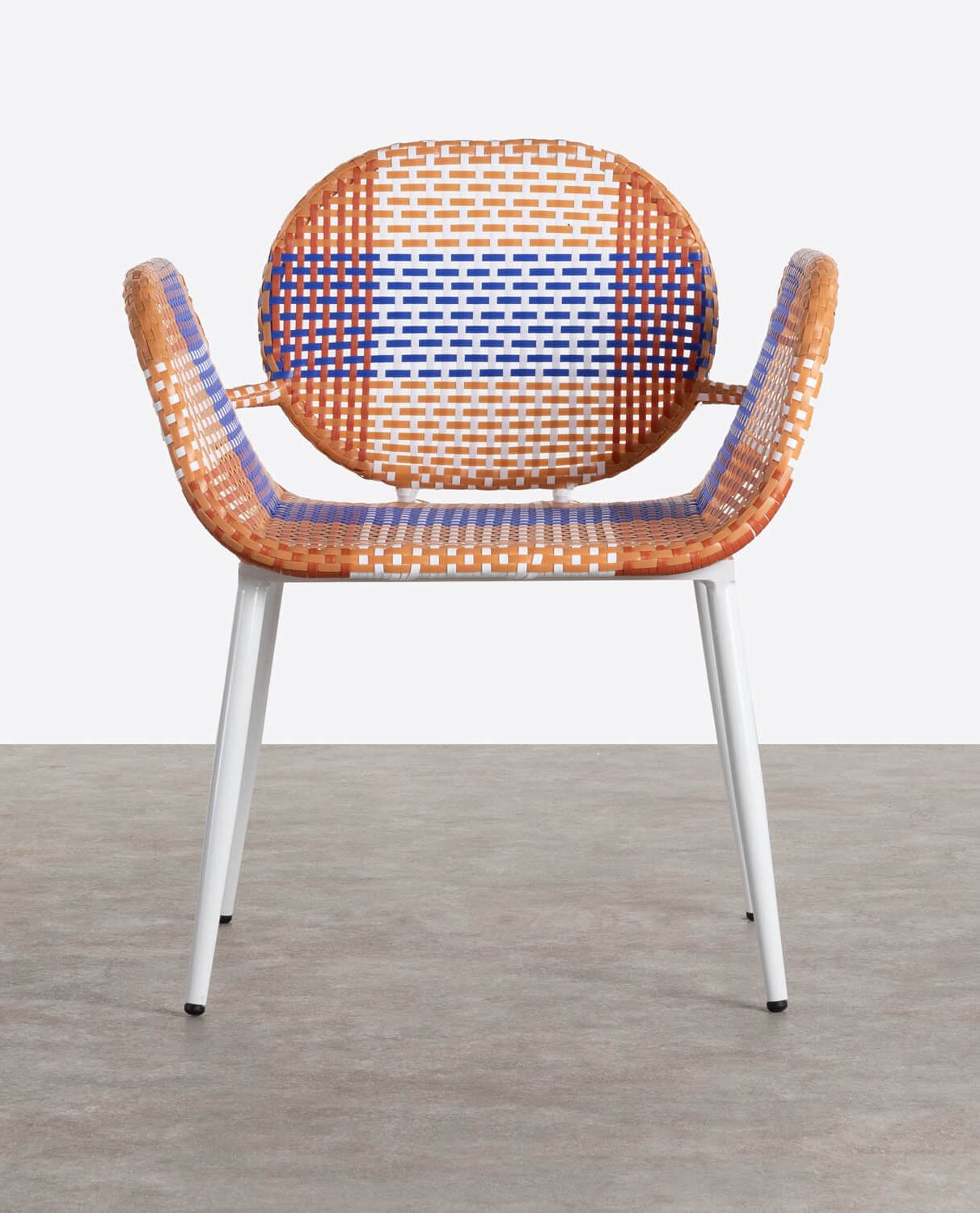 Fauteuil en Aluminium et Rotin Synthétique Emba Studio - themasie.com