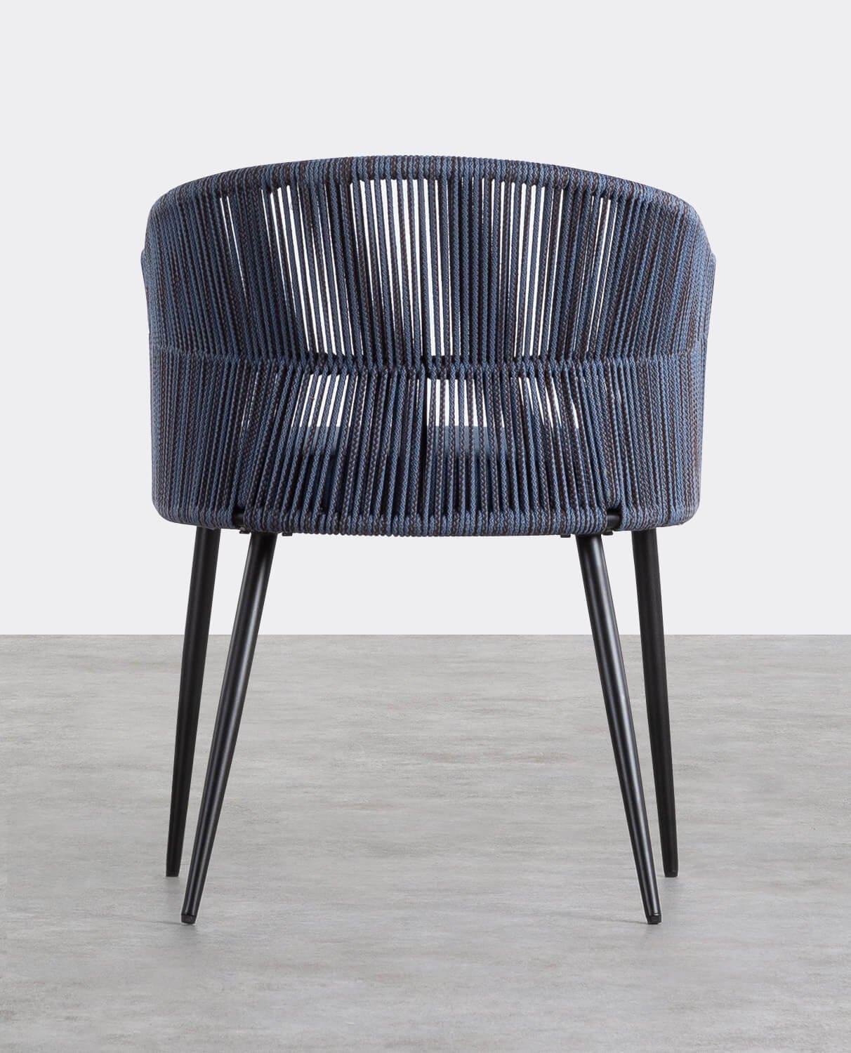 Pack 2 Chaises de Salle à Manger en Tissu et Corde Drean - themasie.com