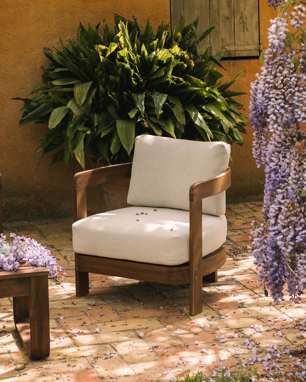 Fauteuil de Jardin en Bois d'Acacia Moad - themasie.com