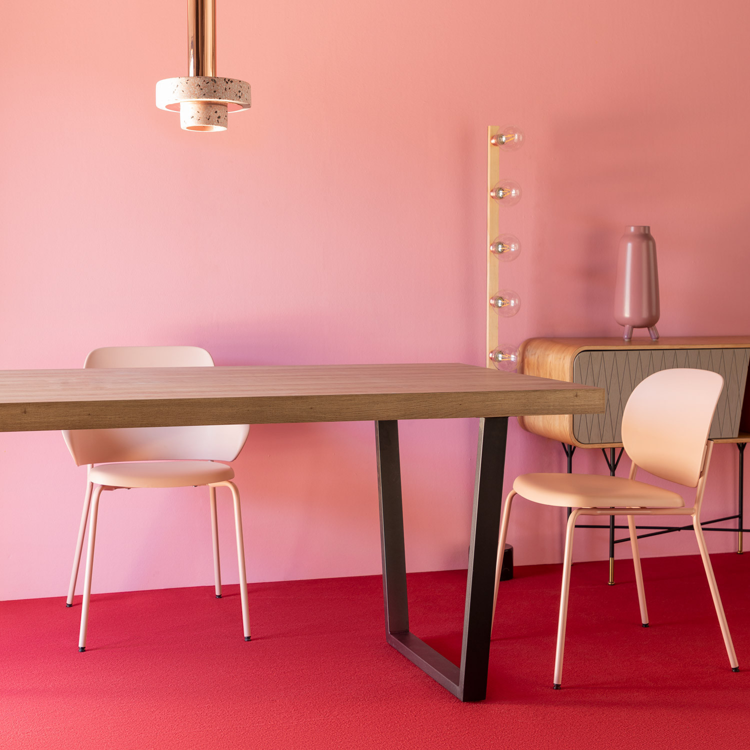 Rectangular Dining Table In MDF 190x90 Cm Valle Themasie Rectangular Dining Table In MDF 190x90 Cm Valle Themasie