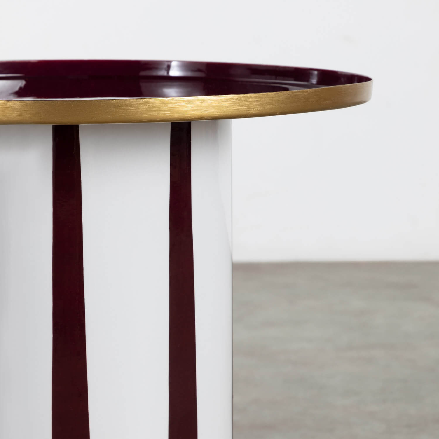 Round Metal Side Table (Ø40.7 cm) Gela - themasie.com