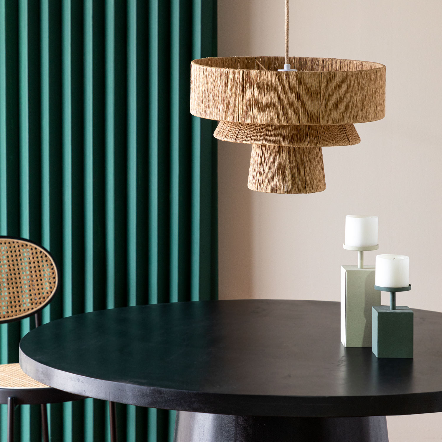 Raffia Ceiling Light Umil Tau - themasie.com