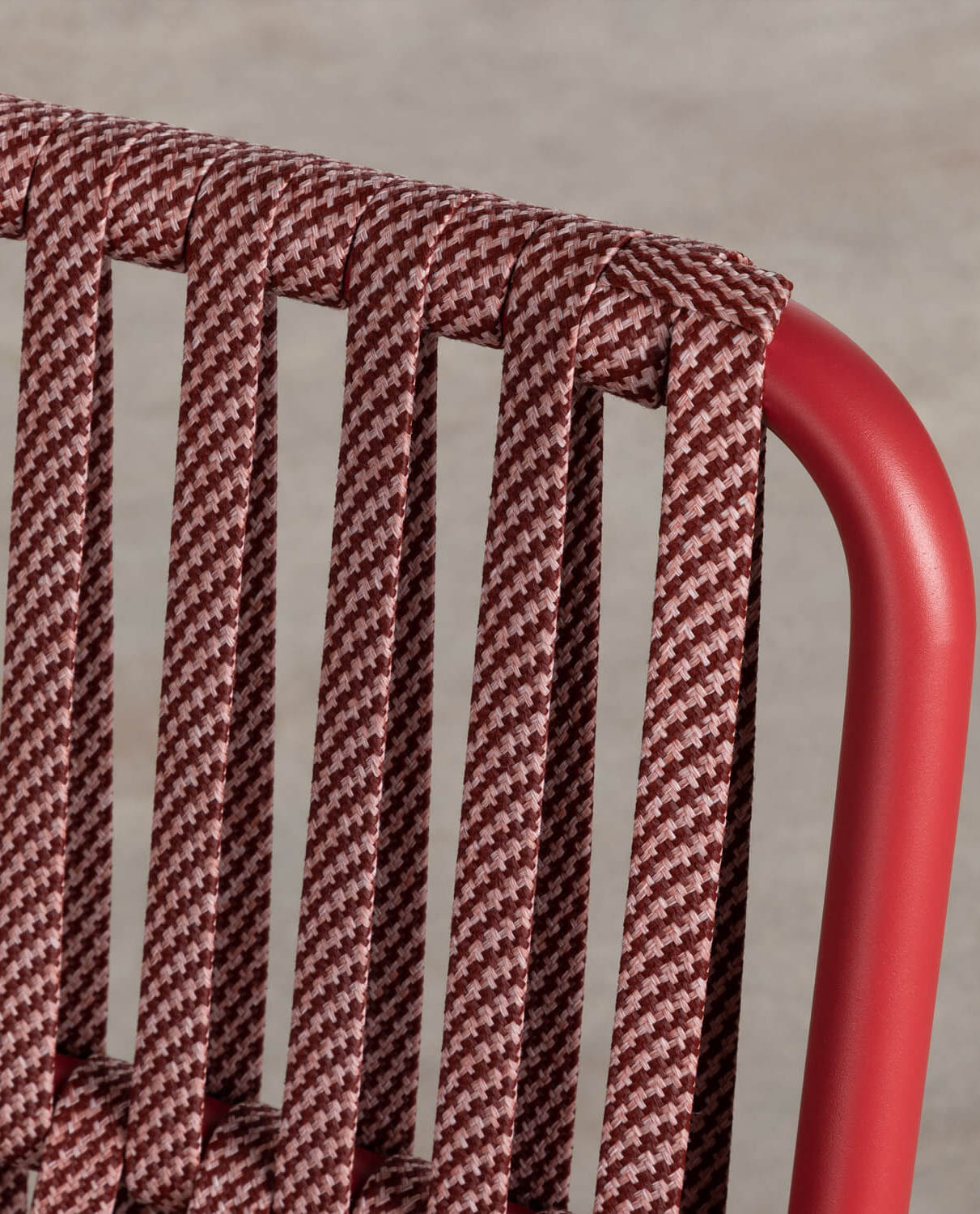 Aluminium and Rope Outdoor Dining Chair Drian Trend - themasie.com