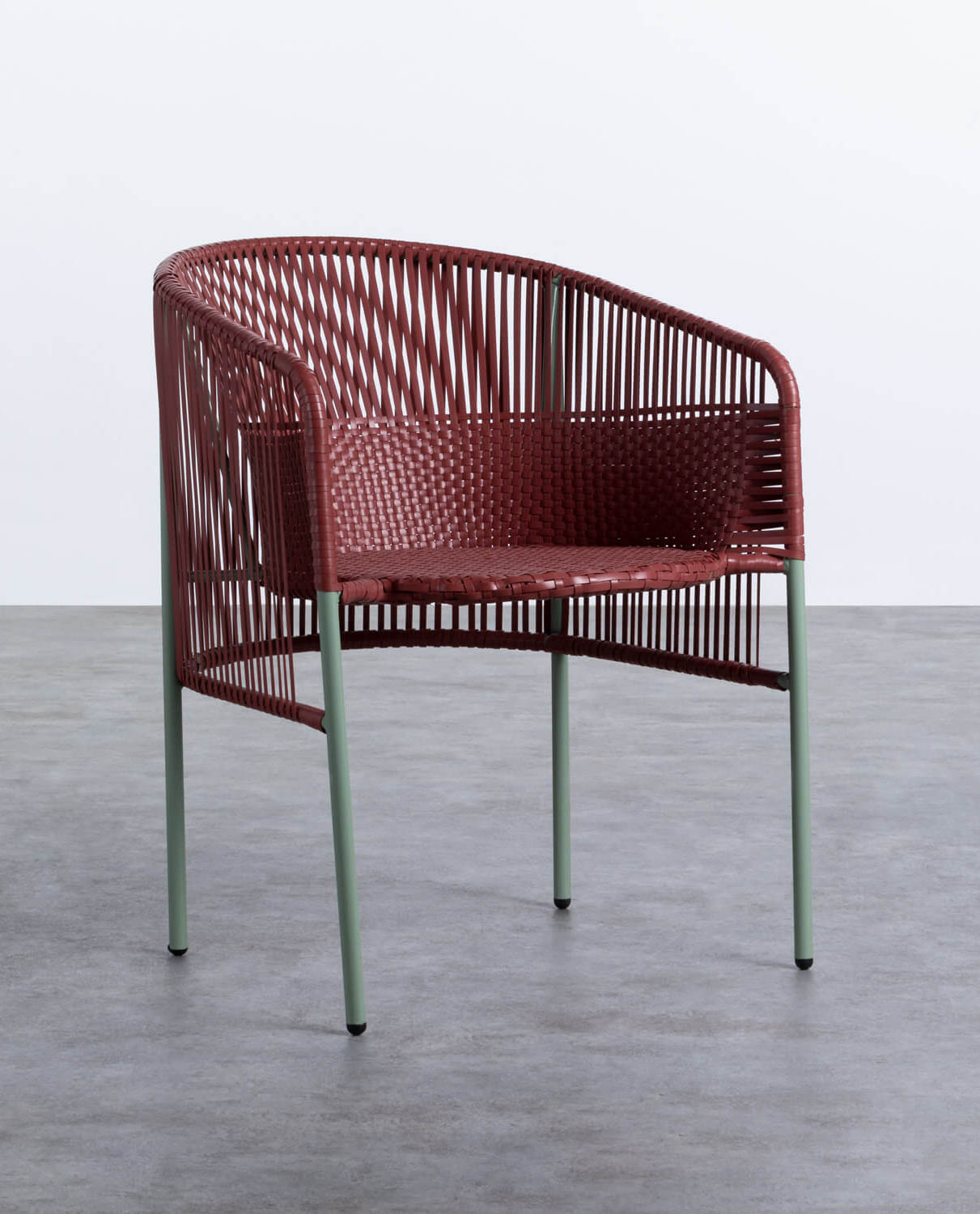 Rattan and Steel Outdoor Chair Orka Trend - themasie.com