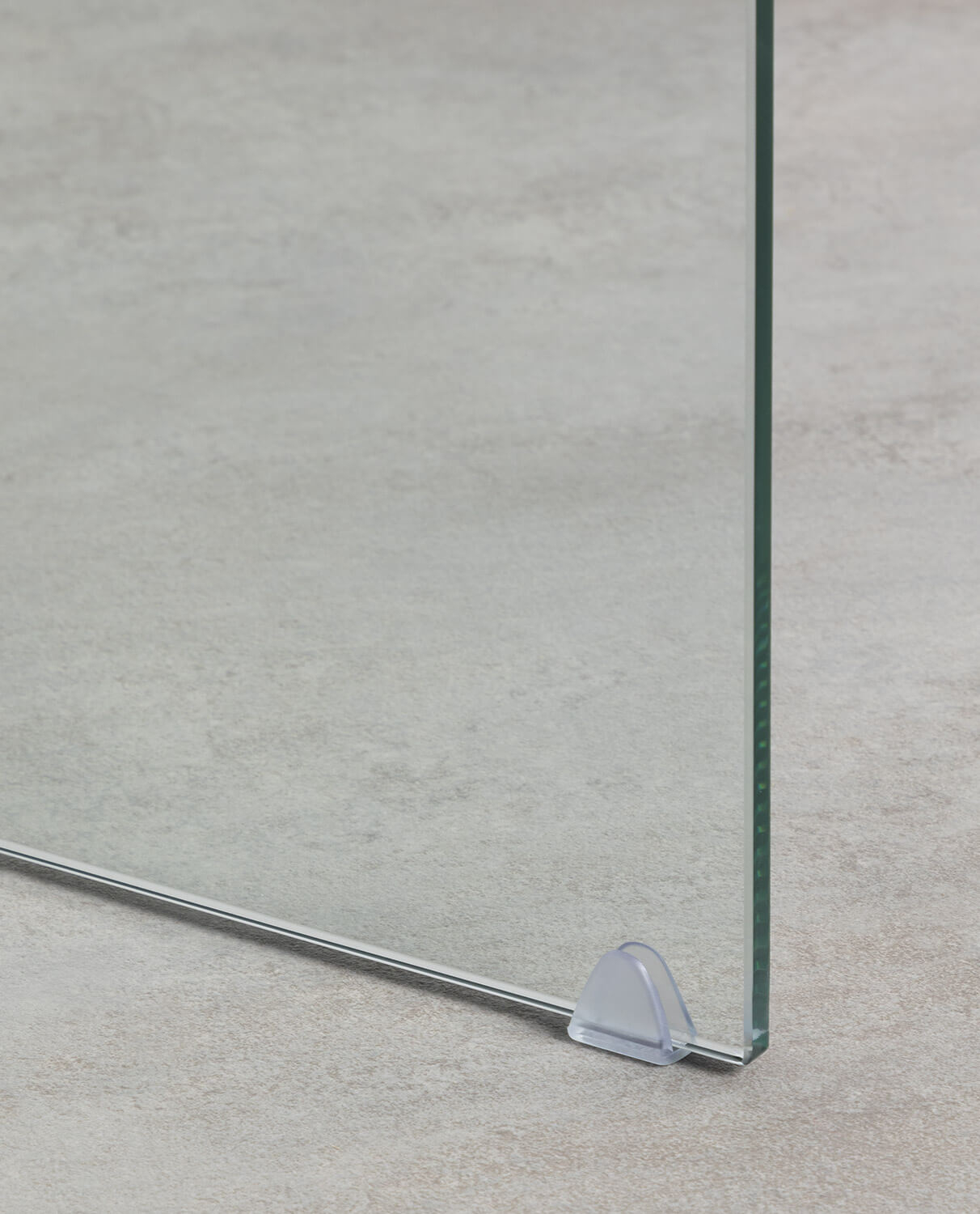 Rectangular Dining Table In Tempered Glass 180x90 Cm Kamil