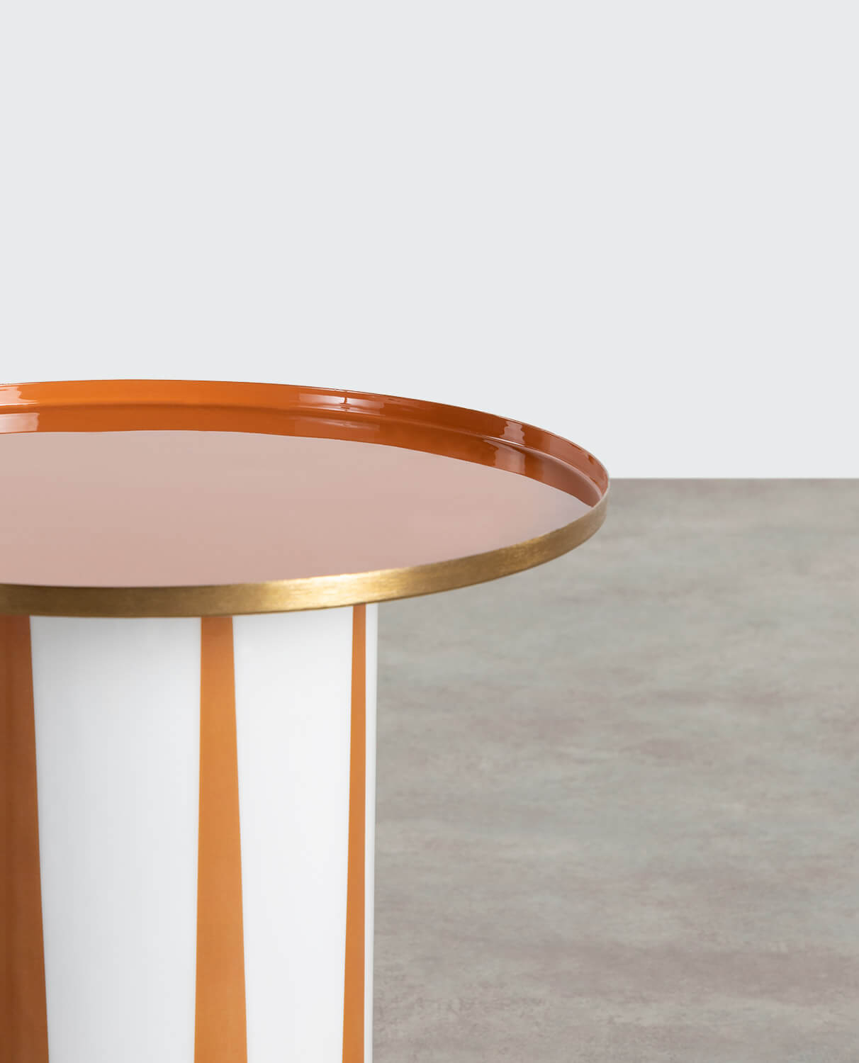 Round Metal Side Table (Ø40.7 cm) Gela - themasie.com