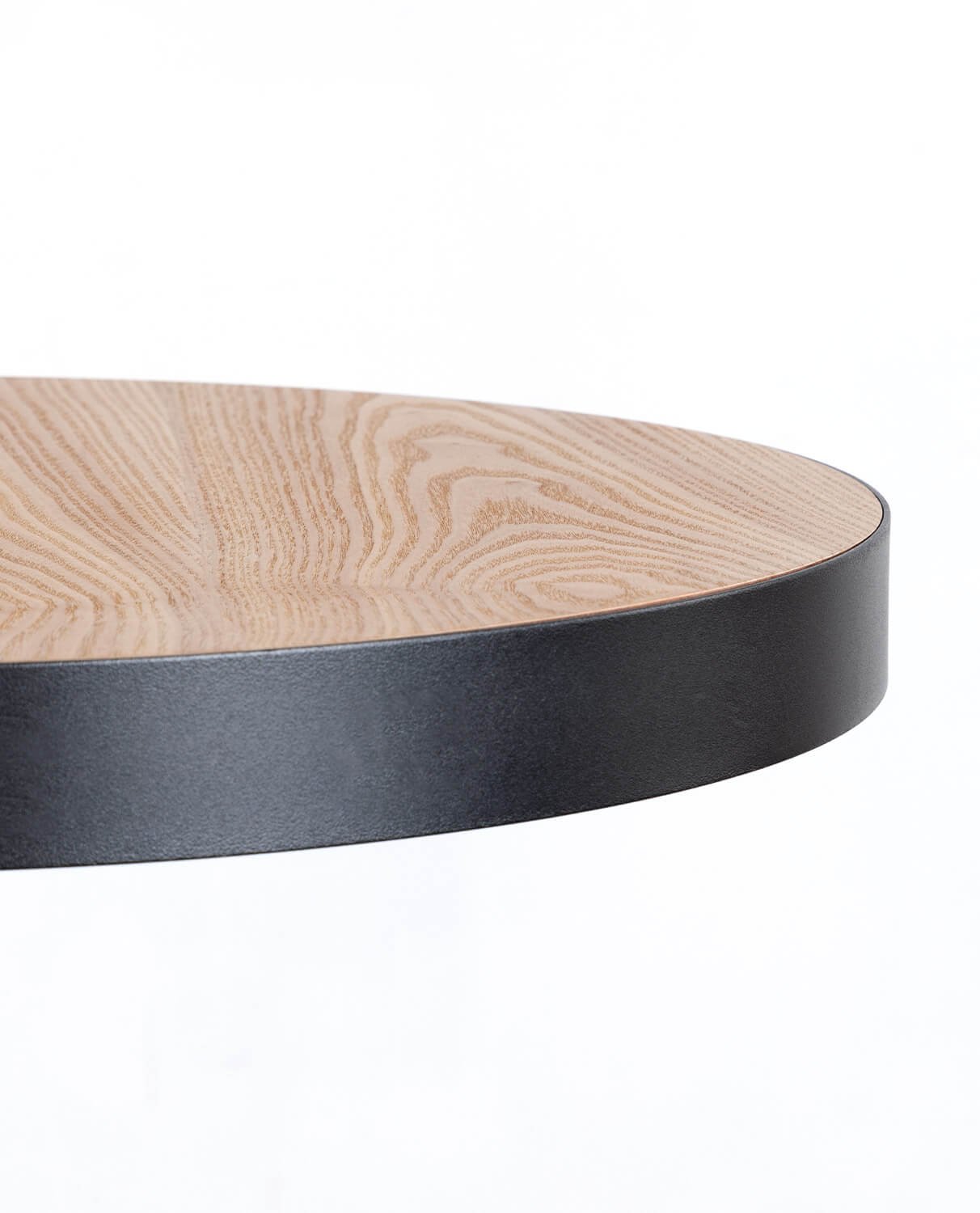 Round Wood and Metal High Table (Ø60 cm) Zoar - themasie.com