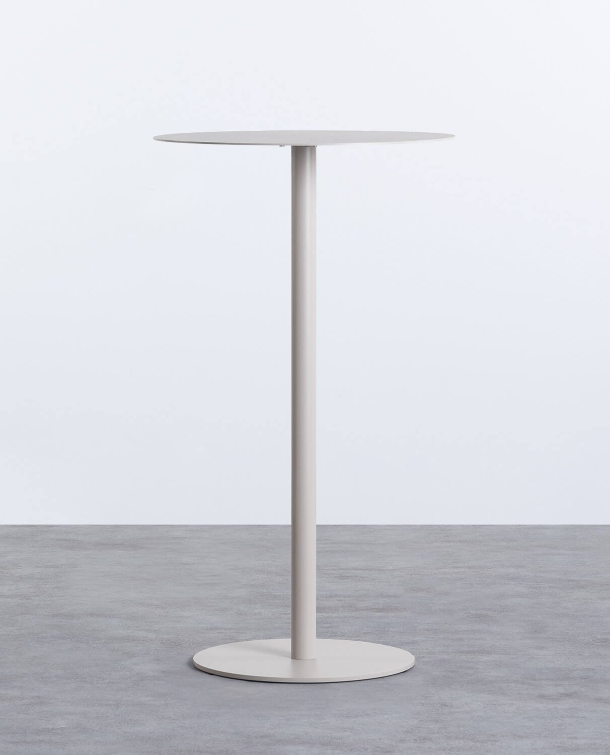 Round High Table in Steel (Ø60 cm) Denis - themasie.com